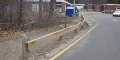 Wood Guardrails - Reliable Fence