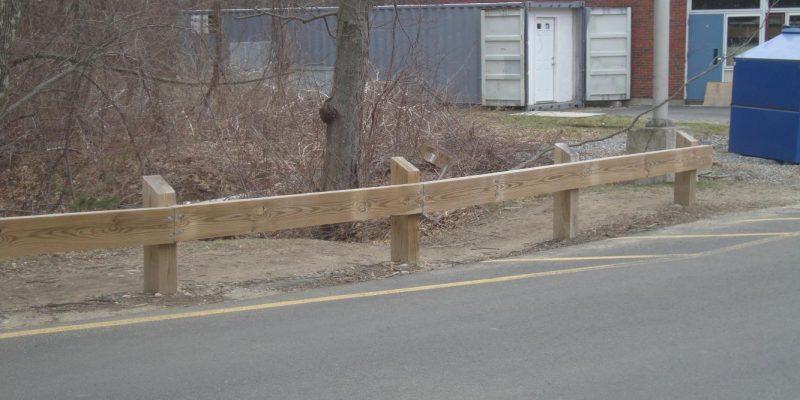 Wood Guardrails - Reliable Fence