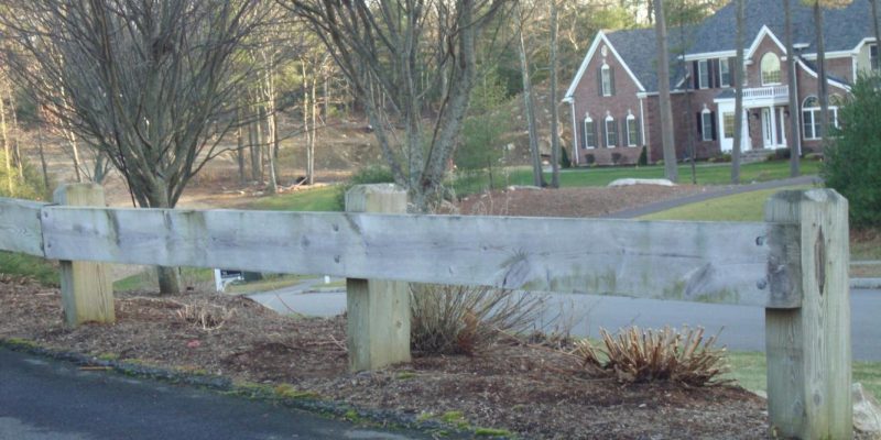 Wood Guardrails - Reliable Fence
